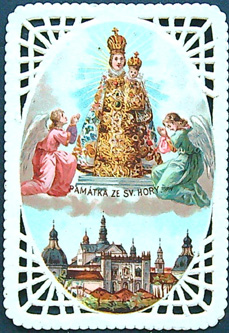 Svatý obrázek – Vysekávaný – Krajka – Památka ze Sv. Hory – Antikvariát – Sběratelství