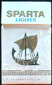 Krabičky od cigaret – SPARTA LIGHTS – Antikvariát – Sběratelství