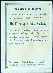 Reklamní kartička – Dr. Zátka – Dítě s husou – Antikvariát – Sběratelství