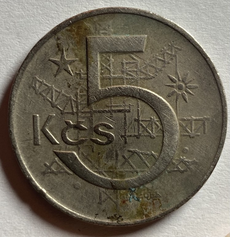 Mince – Československá socialistická republika – 5 Kčs – 1969 (II.) – Antikvariát – Sběratelství