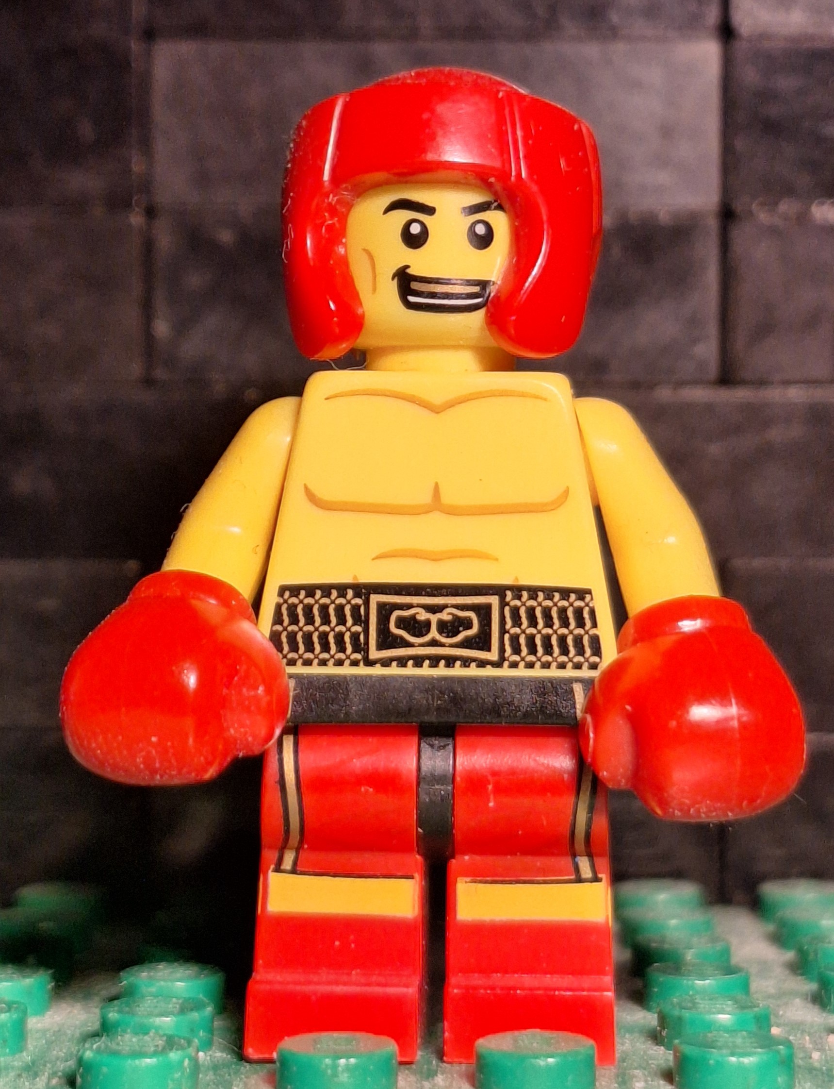Lego Figurka – Col077 – Boxer – Antikvariát – Sběratelství